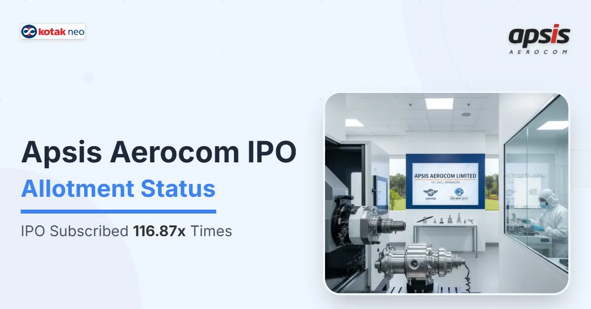 Apsis Aerocom IPO Allotment Status: How To Check Online On MUFG, BSE & NSE