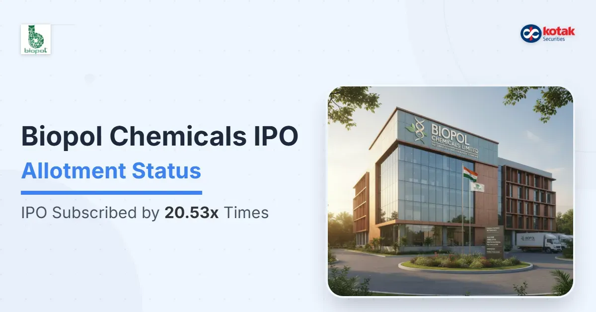 Biopol Chemicals IPO Allotment Status: How To Check Online On MUFG, BSE ...