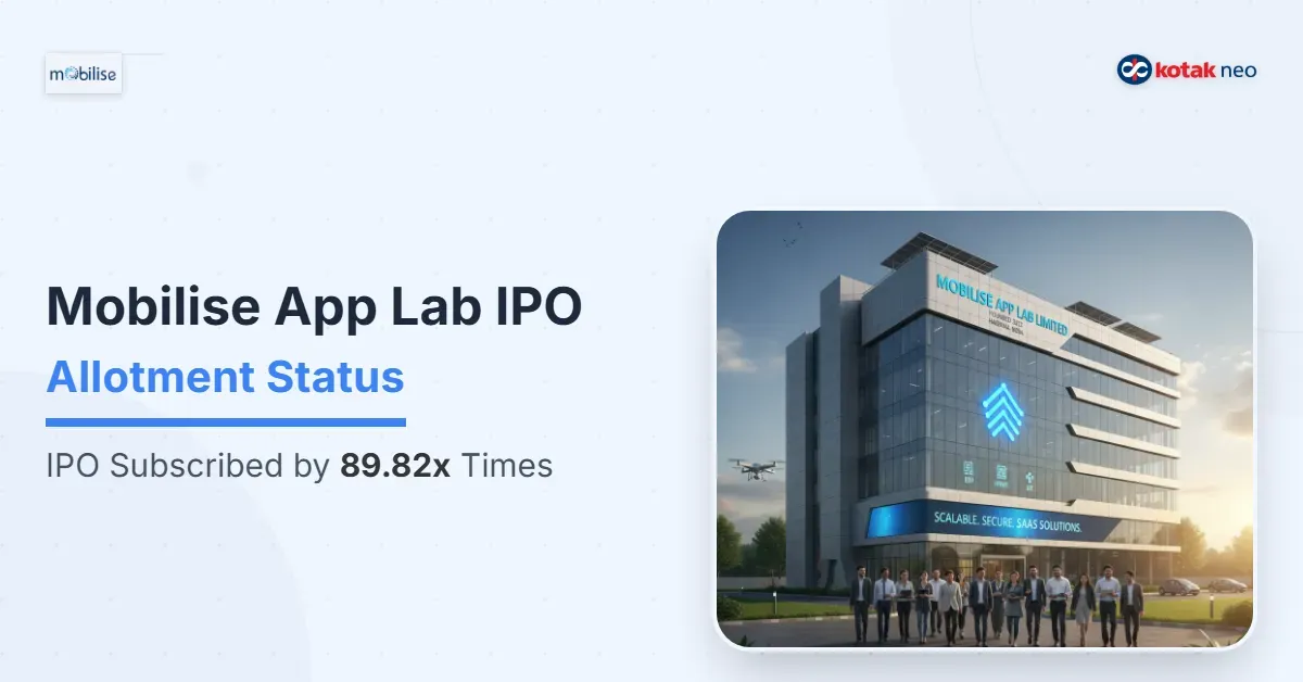 Mobilise App Lab IPO Allotment Status: How To Check Online On MUFG, BSE ...