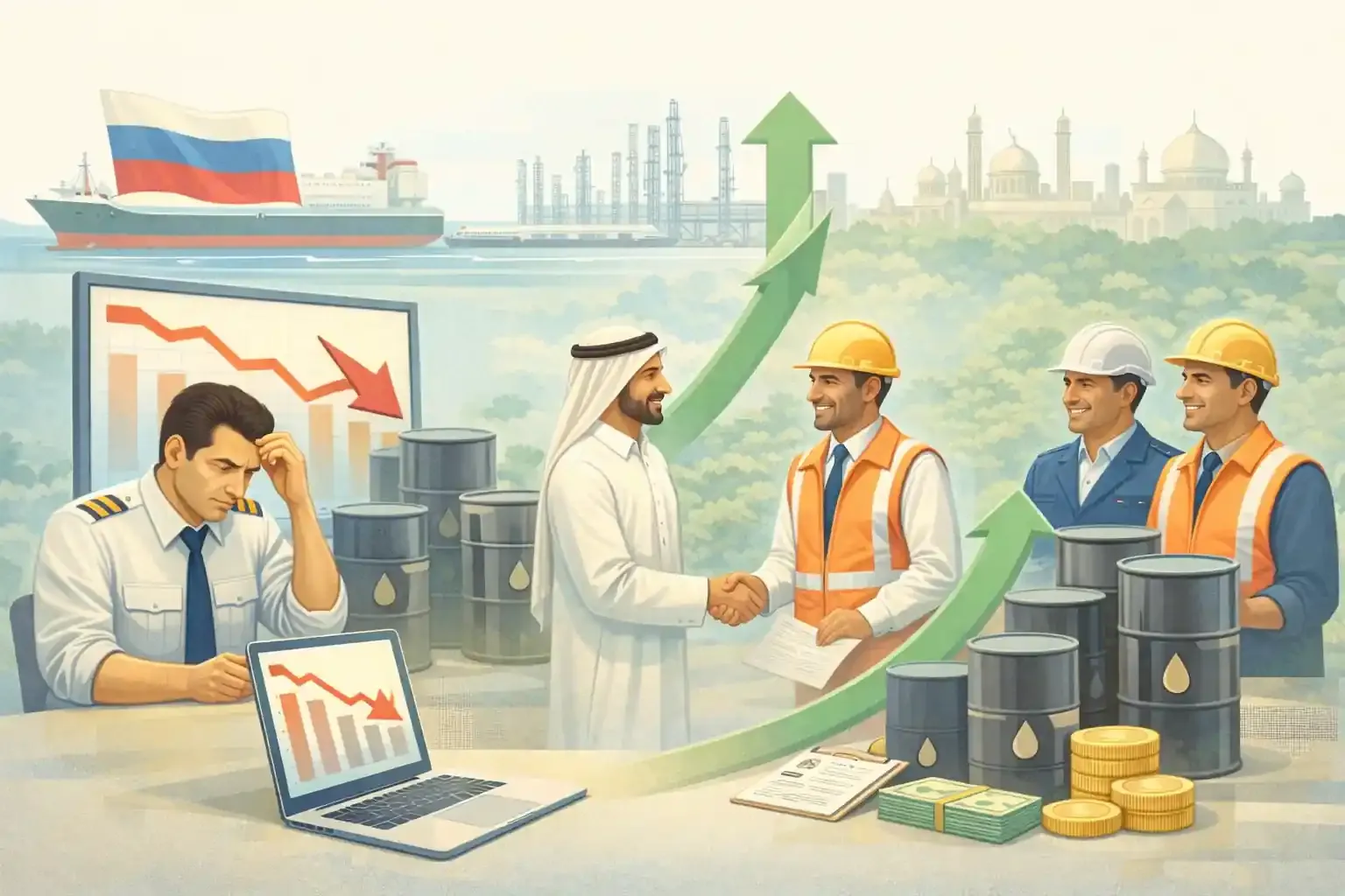 Reliance Cuts Russian Oil Buys as PSUs Step Up Imports